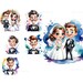 Wedding Clipart, Crazy Bride Clipart Bundle, Crazy Wedding Clipart ...