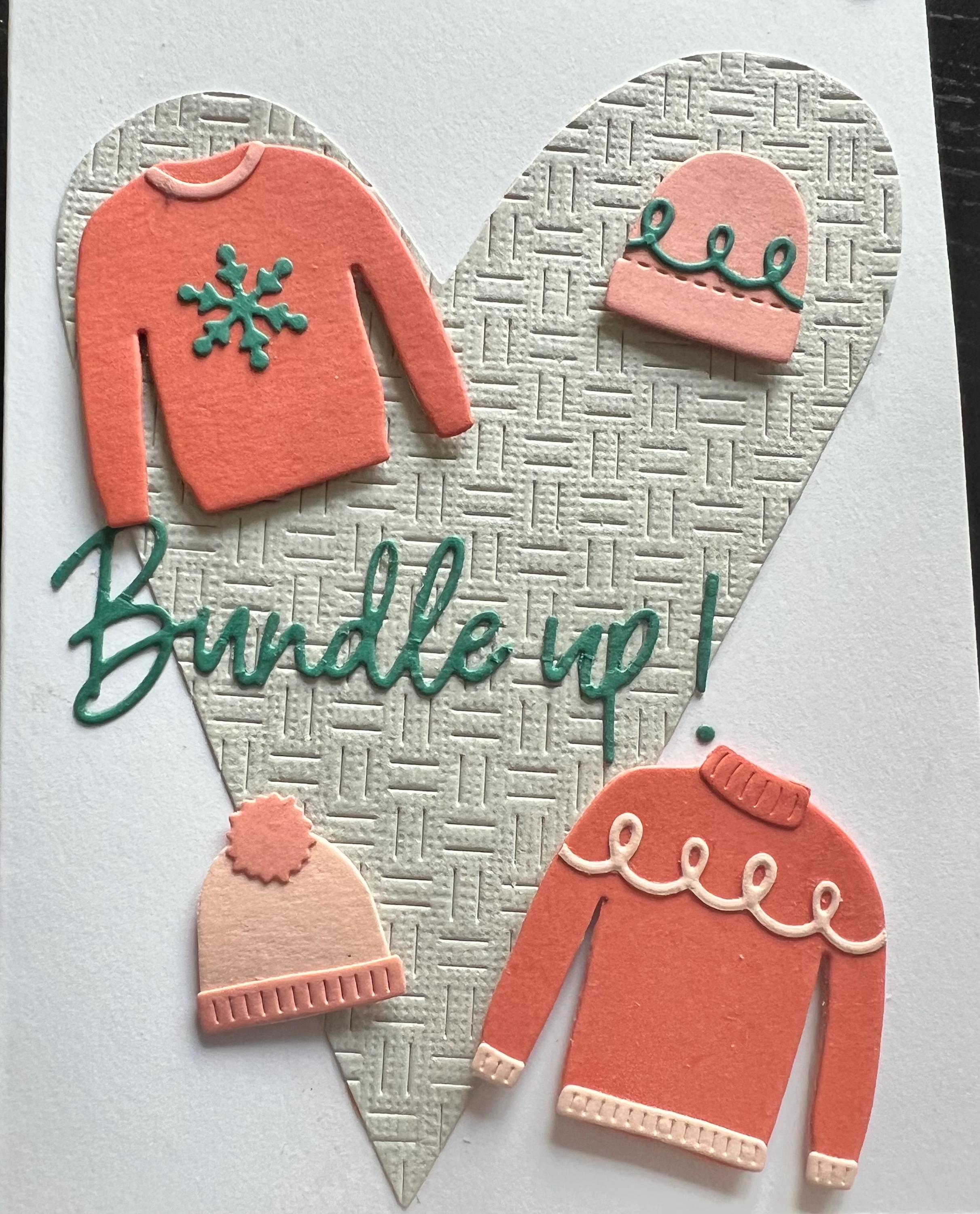 Stay Cozy & Bundle up Handmade Cards Set (4 Cards) - Etsy