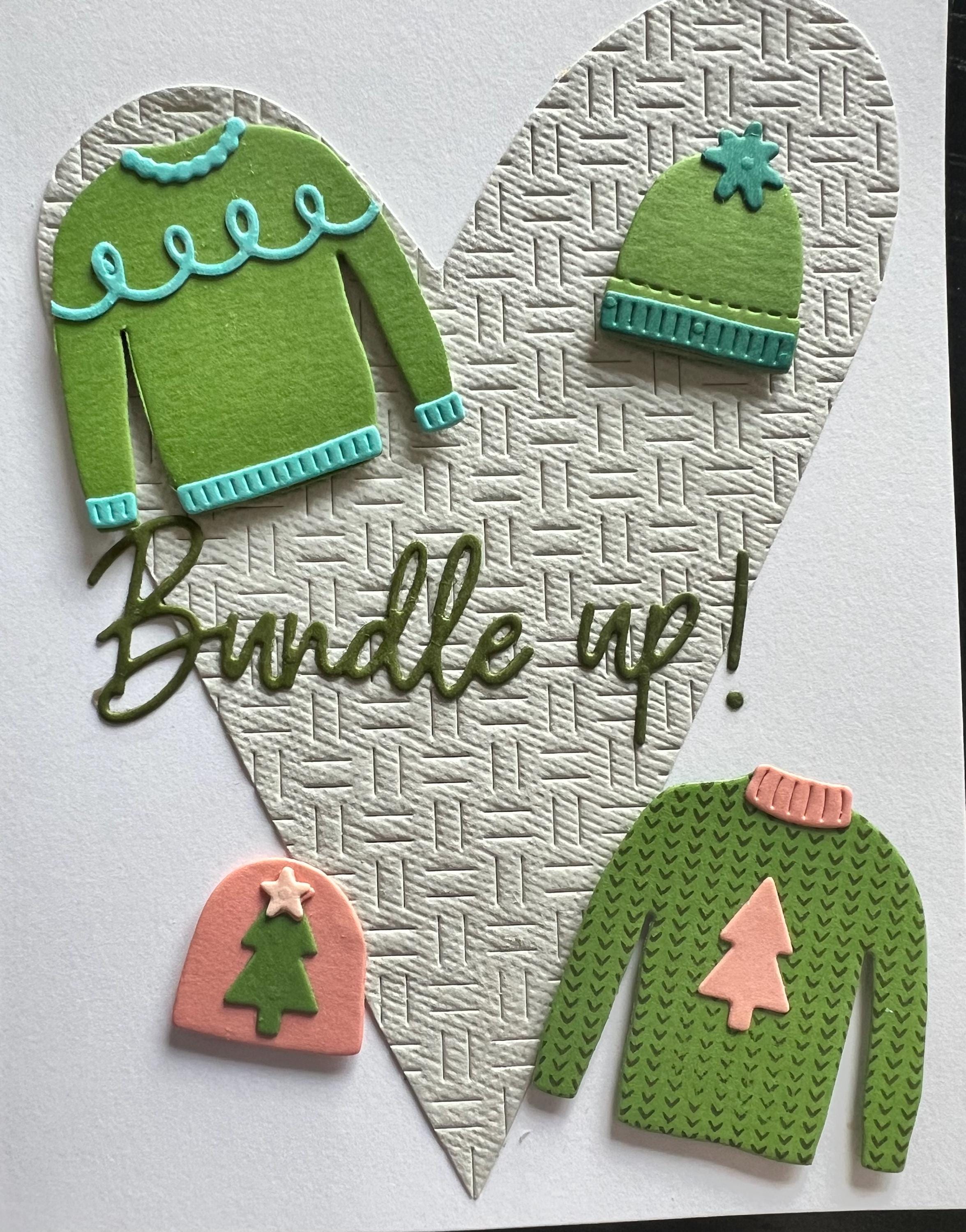 Stay Cozy & Bundle up Handmade Cards Set (4 Cards) - Etsy