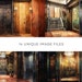 Watercolor Elevators Virtual Background, Zoom Background, Streamer Twitch Background, Vtuber ...