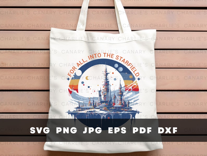 Starfield SVG, PNG, Starfield Video Game, Commercial Use for Print on ...