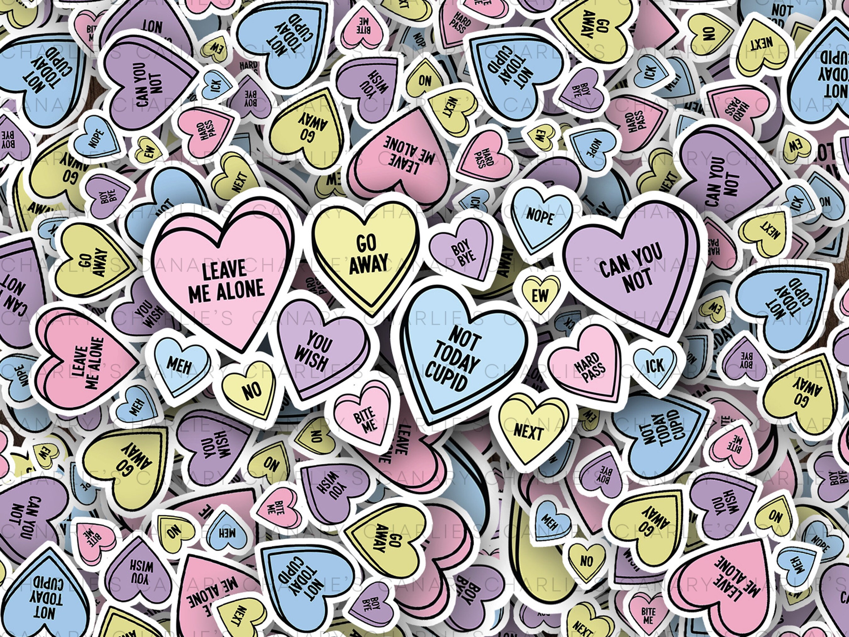 Anti Valentine Candy Heart SVG, PNG, DXF, Valentine Shirt, Funny Candy ...