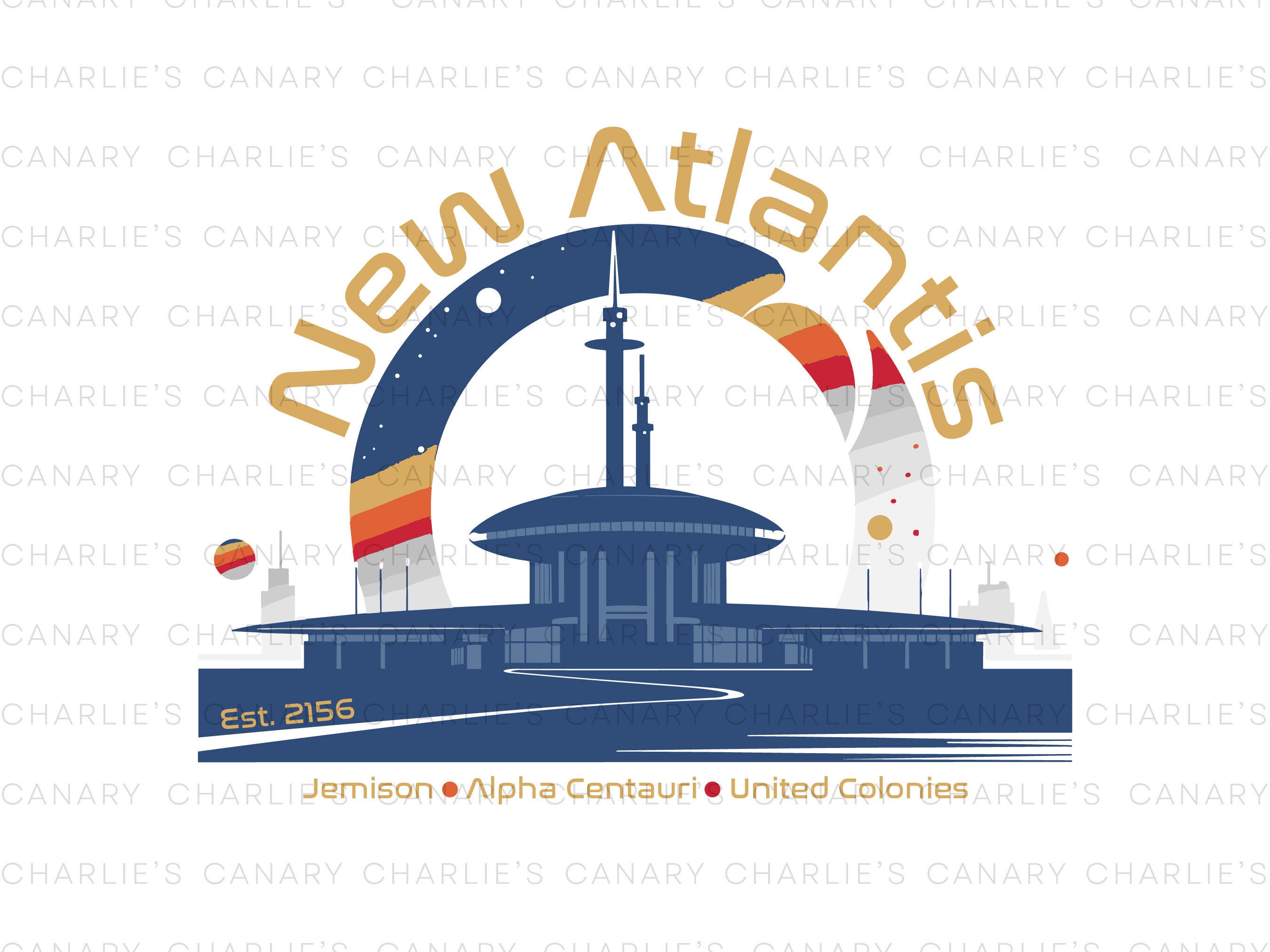 New Atlantis Starfield SVG PNG Starfield Video Game - Etsy