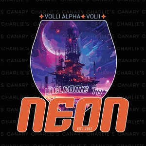 Starfield Neon SVG, PNG Starfield Video Game, Commercial Use for Print ...