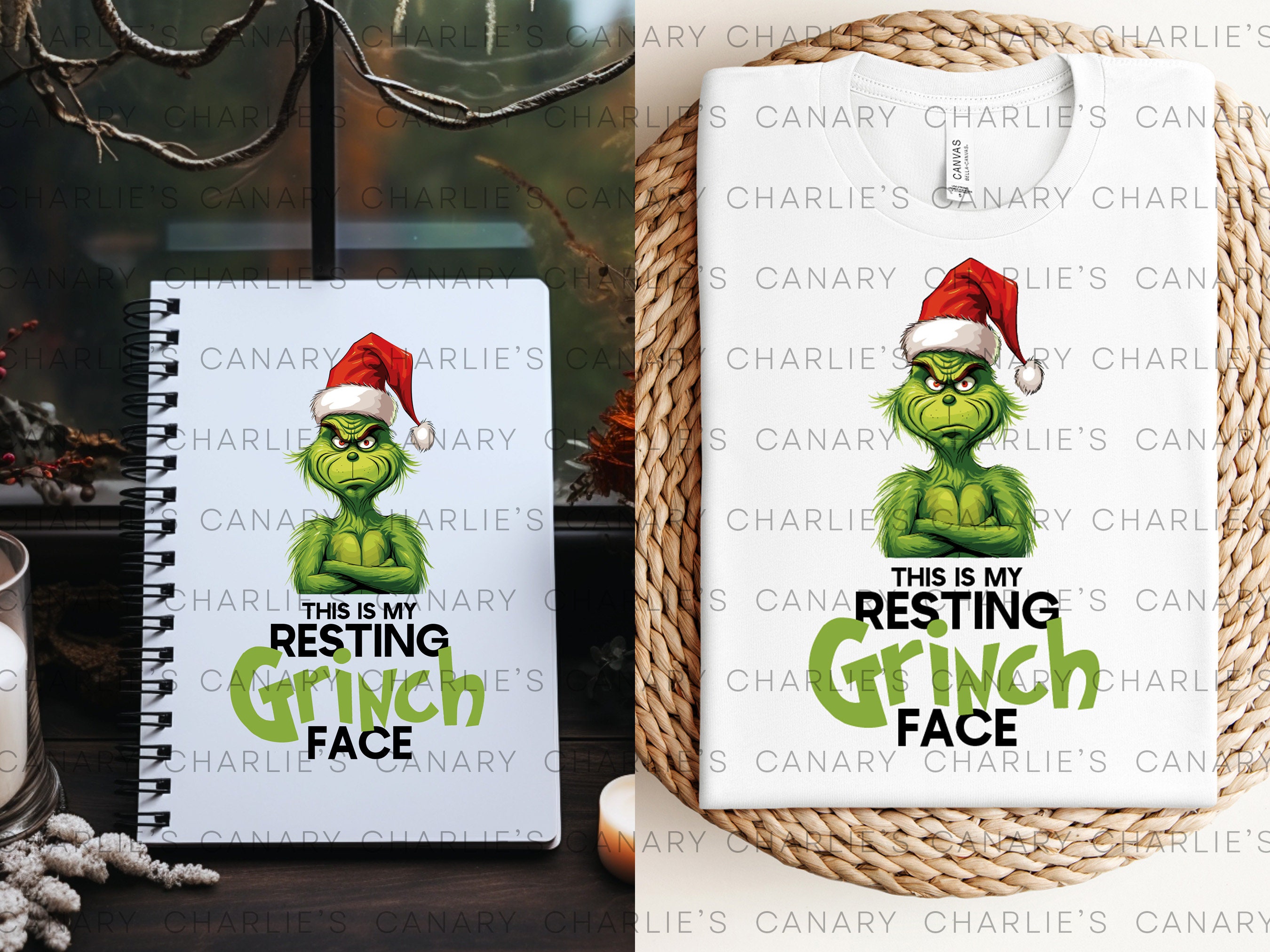 Resting Grinch Face SVG, PNG, DXF, This is My Resting Grinch Face ...