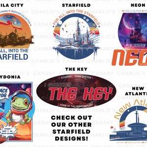 Starfield SVG, PNG, Starfield Video Game, Commercial Use for Print on ...