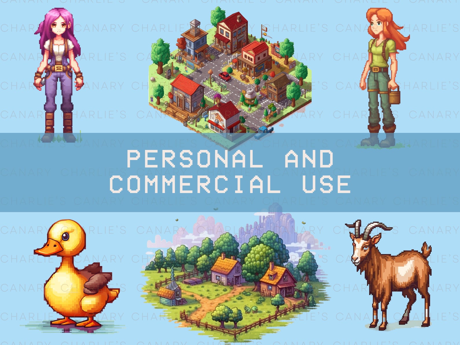 Farming SIM Pixel Art Clip Art, Transparent Pngs for Commercial Use ...