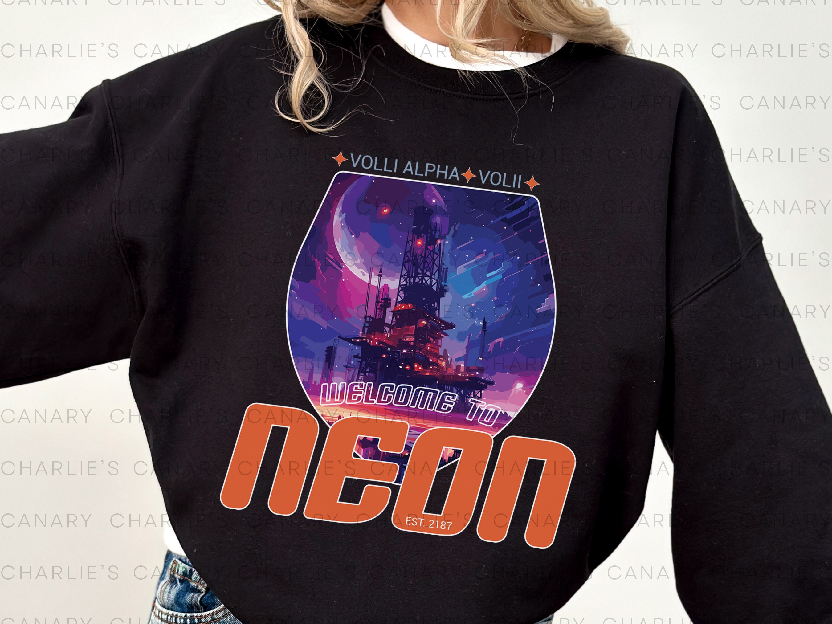 Starfield Neon SVG, PNG Starfield Video Game, Commercial Use for Print ...