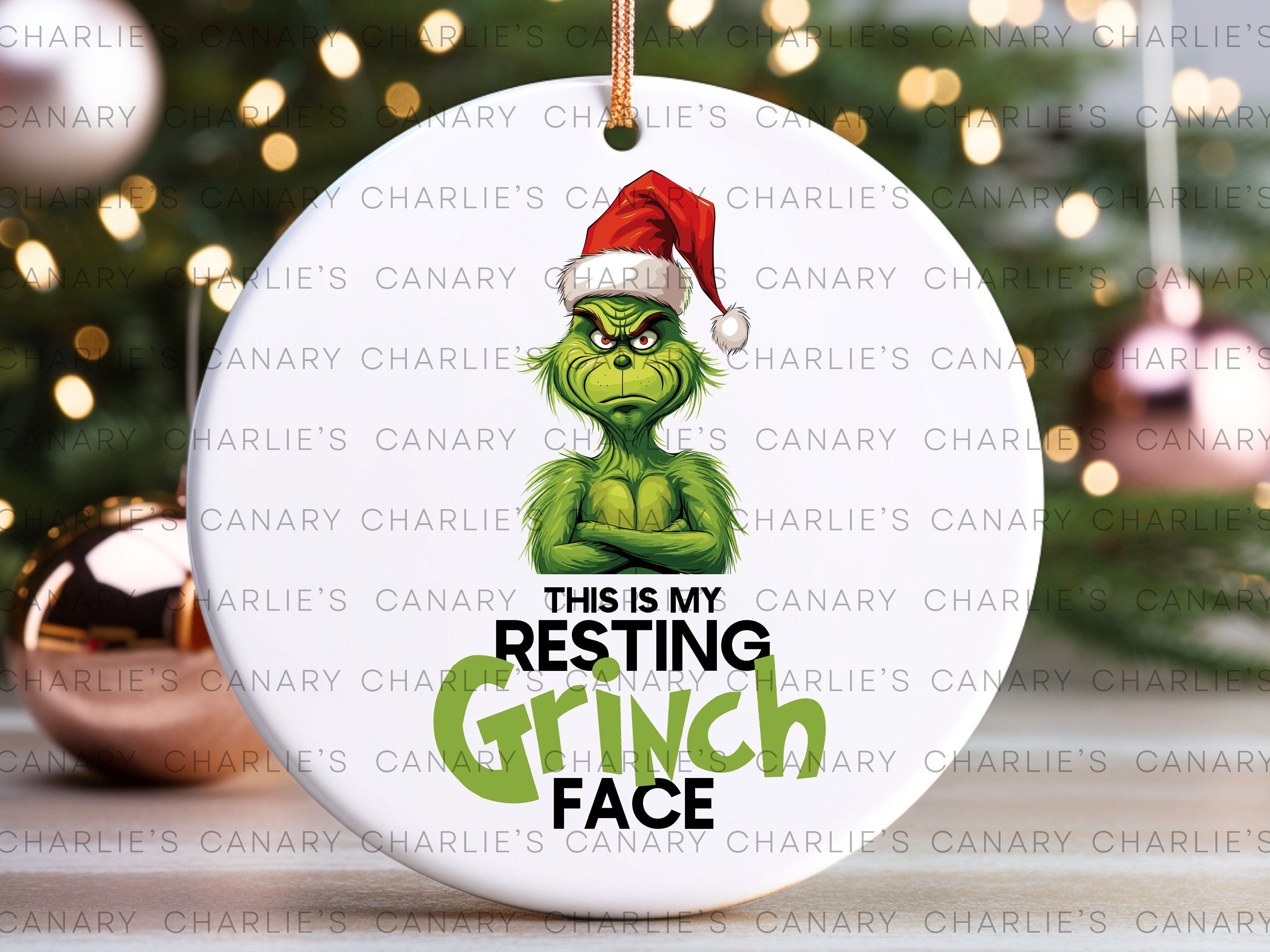 Resting Grinch Face SVG, PNG, DXF, This is My Resting Grinch Face ...