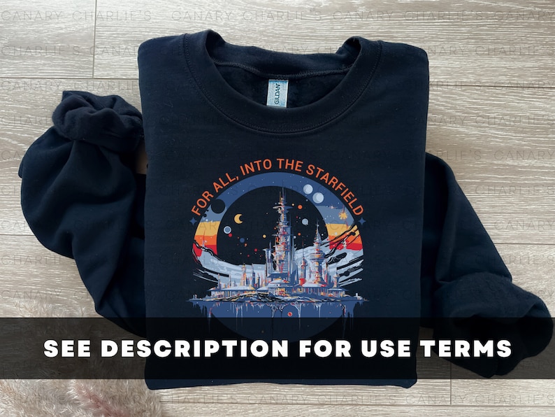 Starfield SVG PNG Starfield Video Game Commercial Use for - Etsy