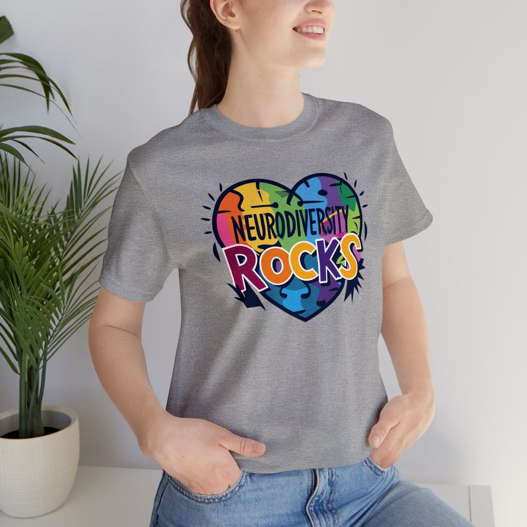 Neurodiversity Rocks Shirt Autism Awareness Tee Sensory Processing ...
