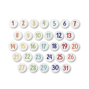 Calendar Number Magnets S/31, Calendar Organization, Scheduling - Etsy