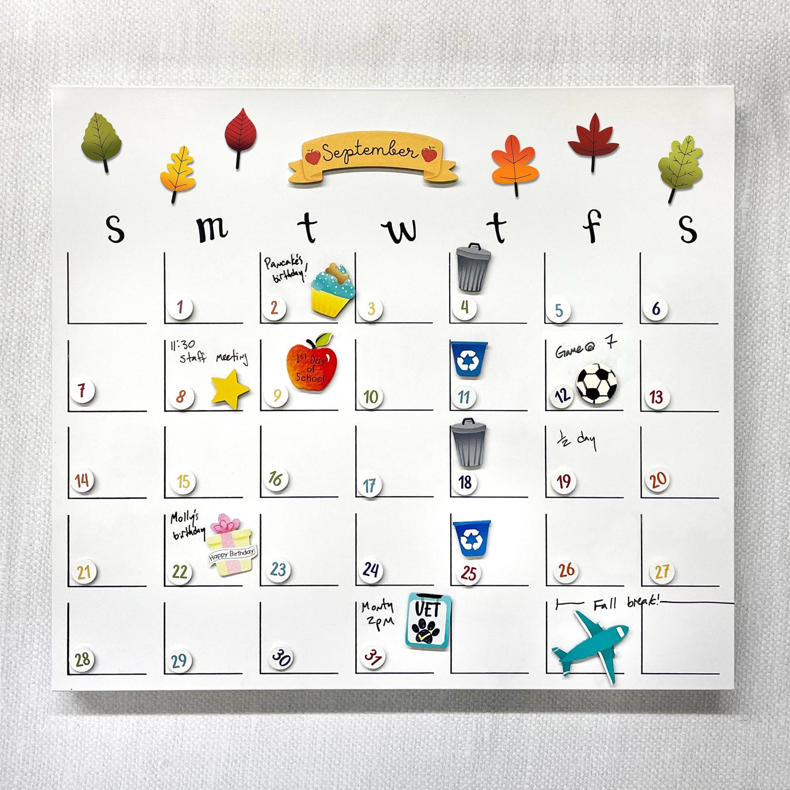 Calendar Number Magnets S/31, Calendar Organization, Scheduling - Etsy