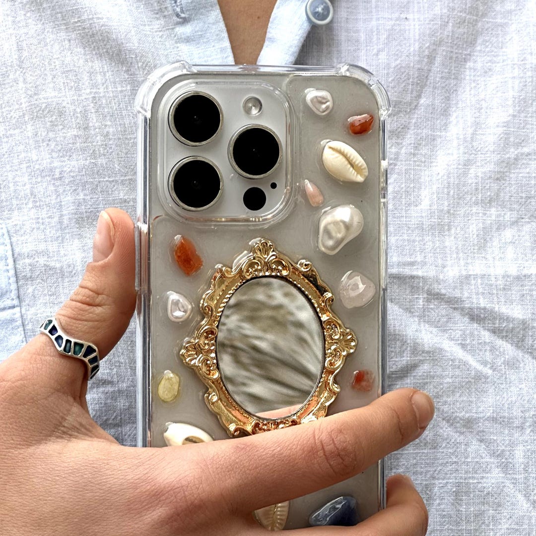 Resin Designer iPhone Case, Aesthetic iPhone Case for iPhone 16 15 14 ...