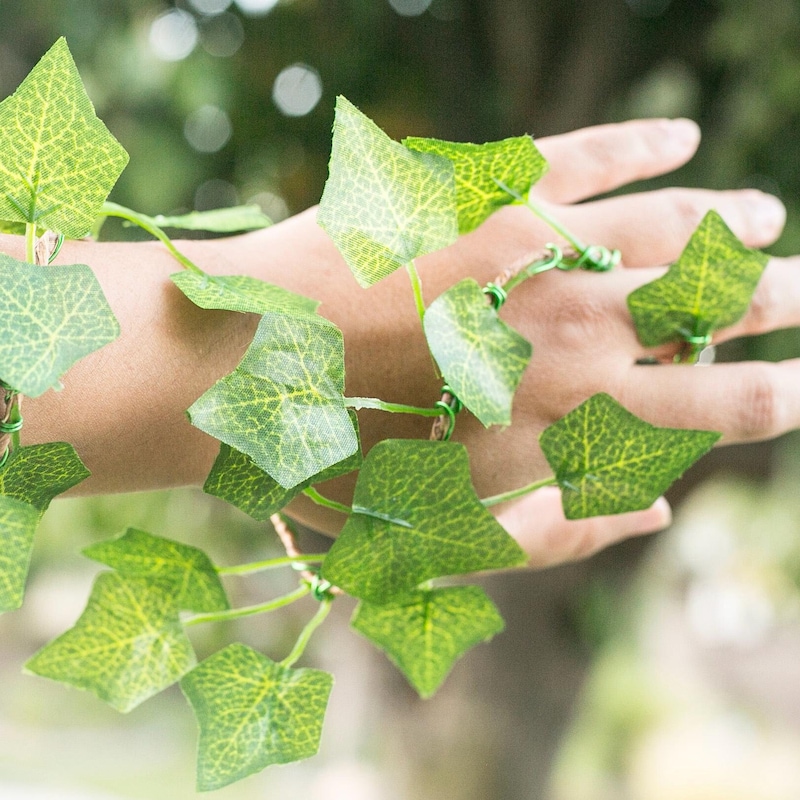 Green Flower Arm Cuff - Etsy