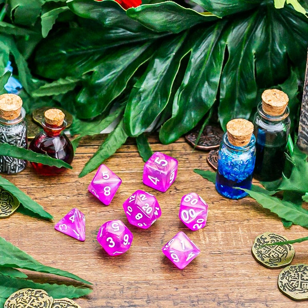 Pink Dungeons Dice - Etsy