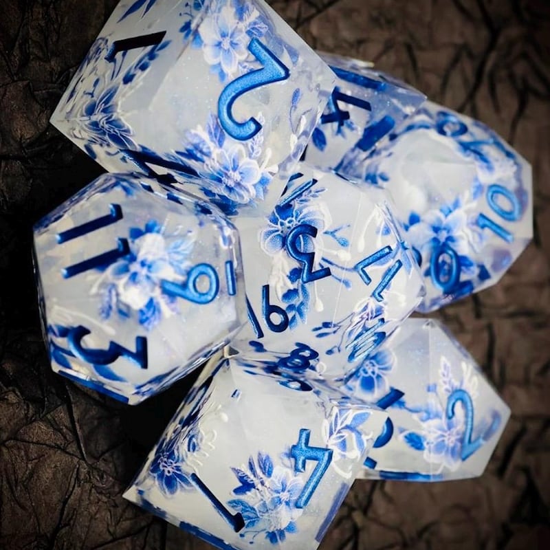 Pearl D&d Dice - Etsy