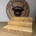Personalised Engraved Wooden Perfume Fragrance Stand Dressing Table ...