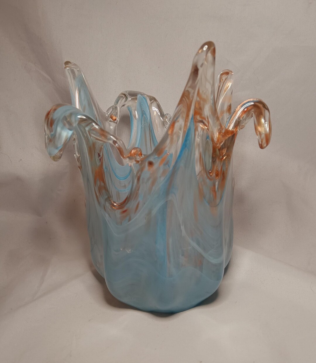 Murano Free-form Art Glass Bowl - Etsy UK