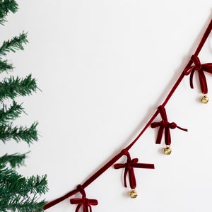 Handmade Velvet Elegance: Jingle Bell Symphony for Your Christmas Tree ...