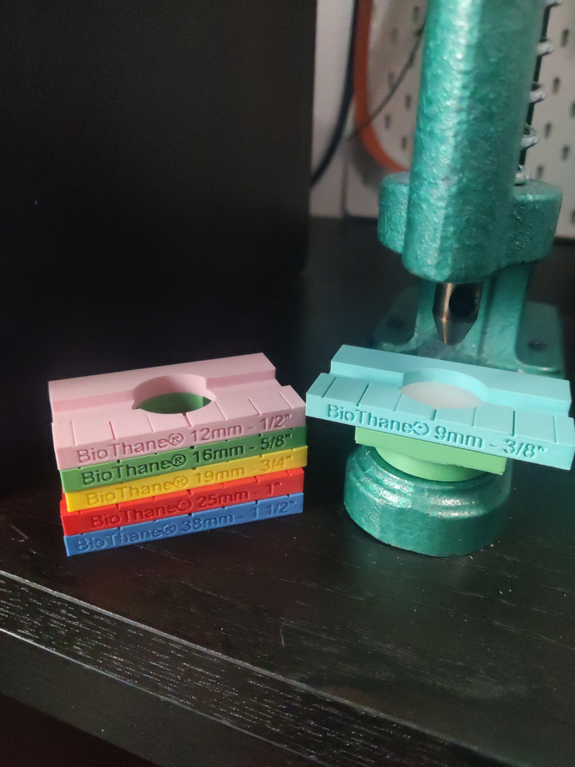 Green Press Anvil and Base Holder for Use With Centering Guides - Etsy