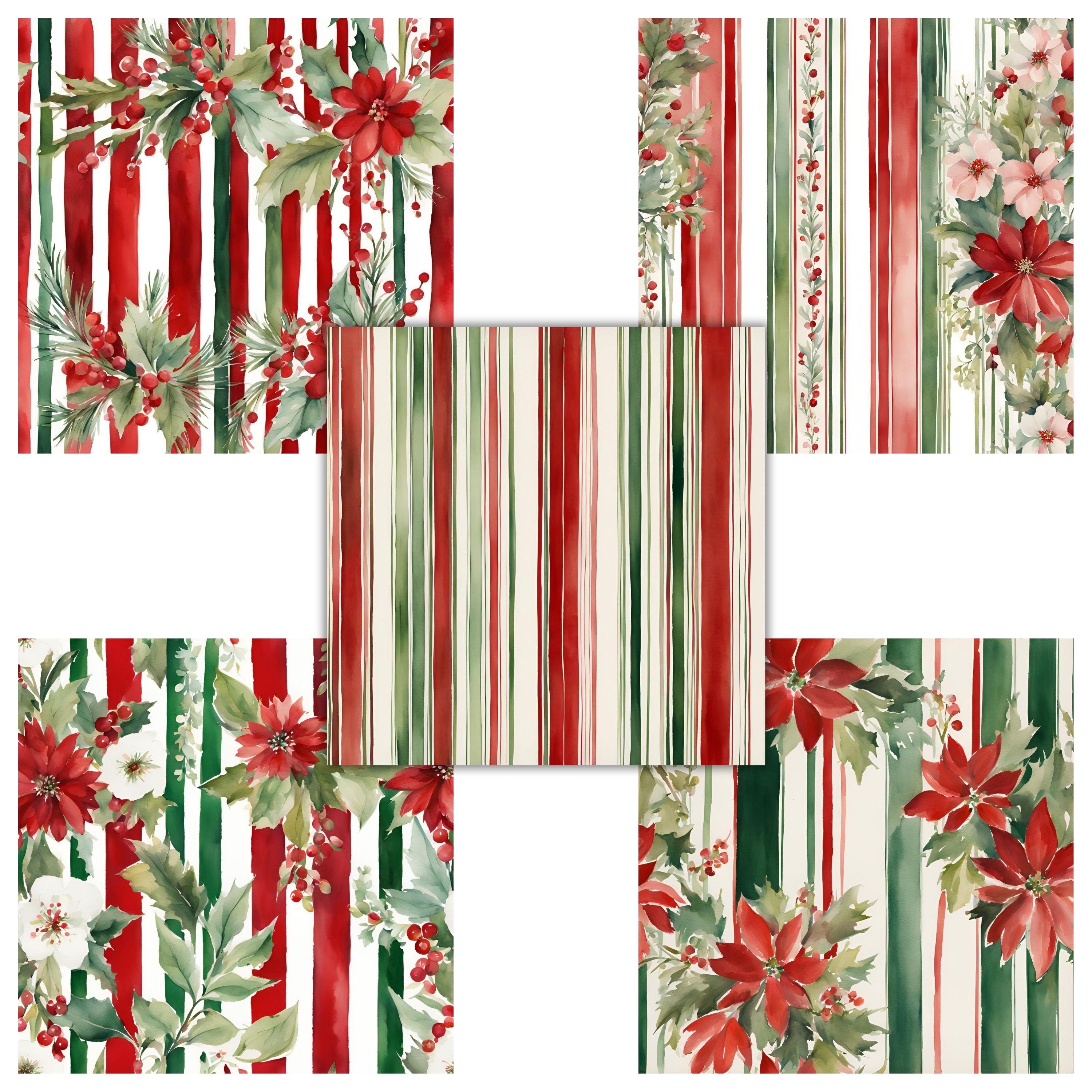 Printable Watercolor Digital Paper, Watercolor Background and Flower ...