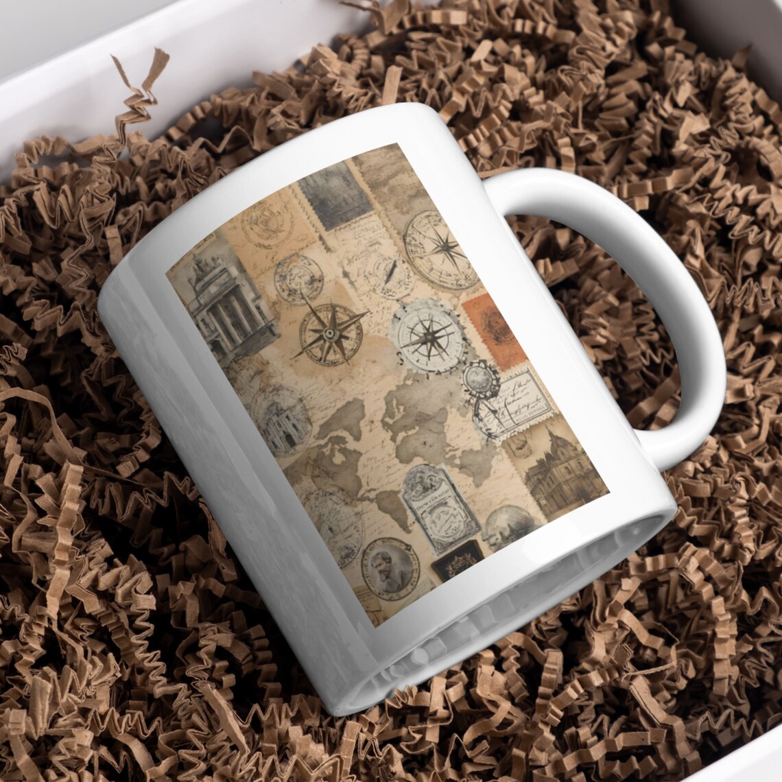 Vintage Travel Digital Pages, Printable Shabby Collage Sheet, Antique ...