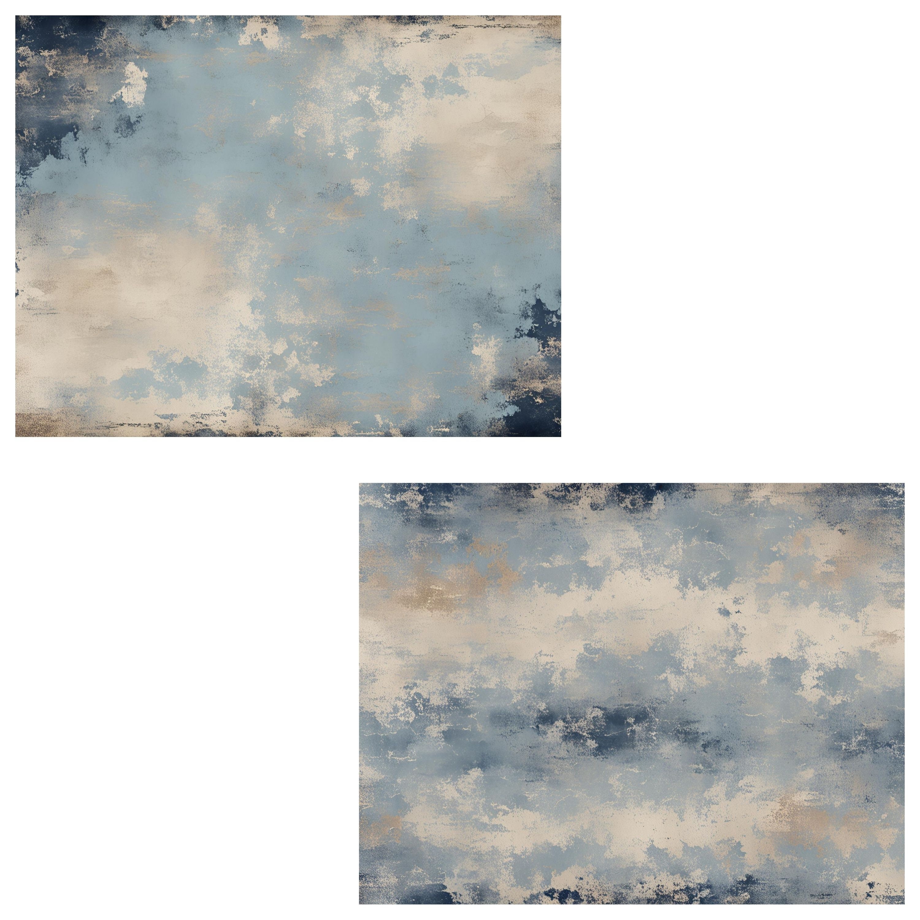 Old Blue Paper Textures, Vintage Antique Distressed Aged Paper ...