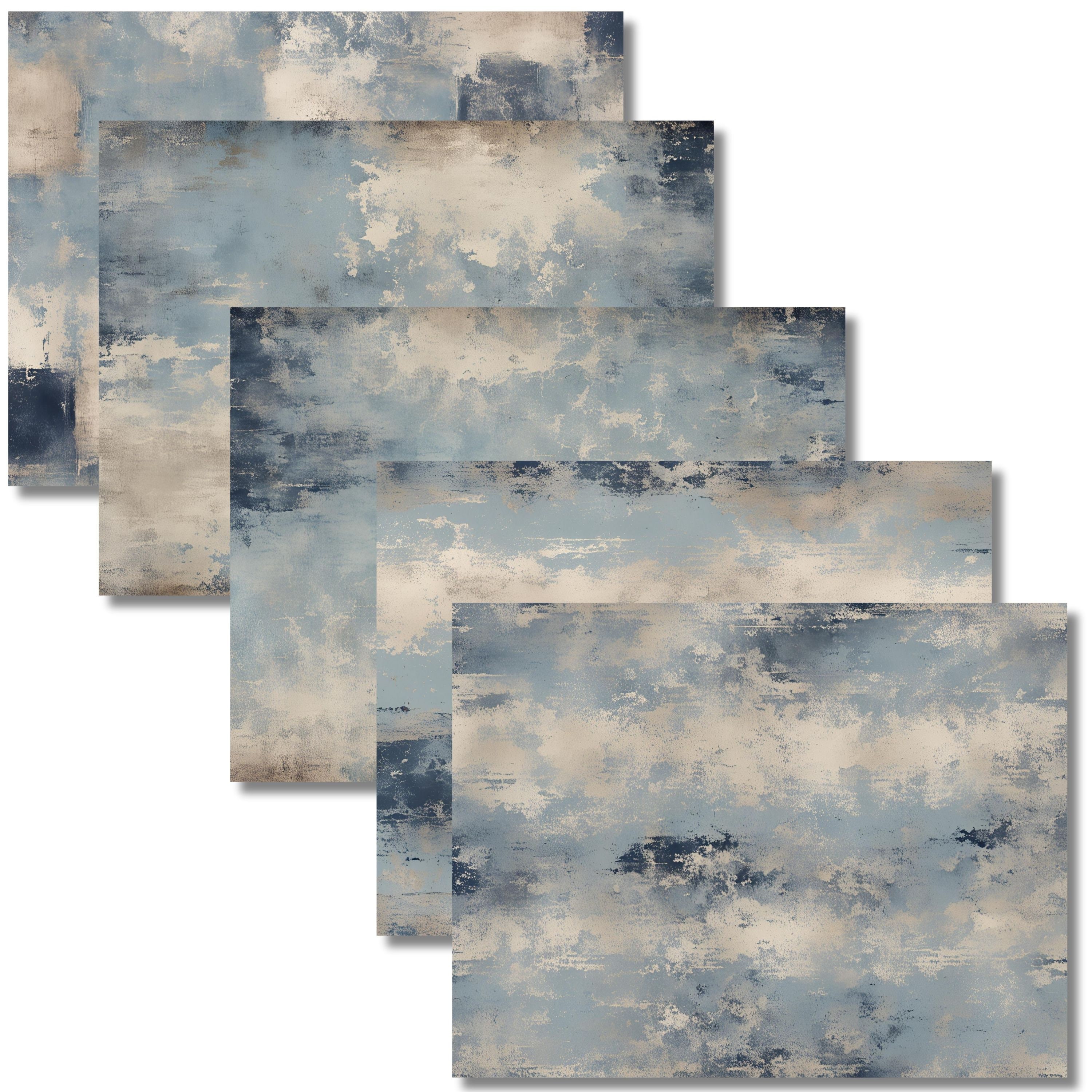 Old Blue Paper Textures, Vintage Antique Distressed Aged Paper ...