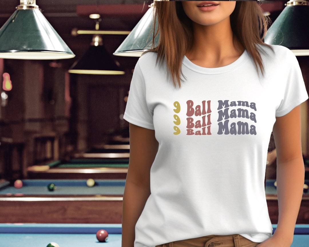 Pool Shirt, 9ball Mama Shirt, Pool Player Shirt, Pool Gift, Funny ...