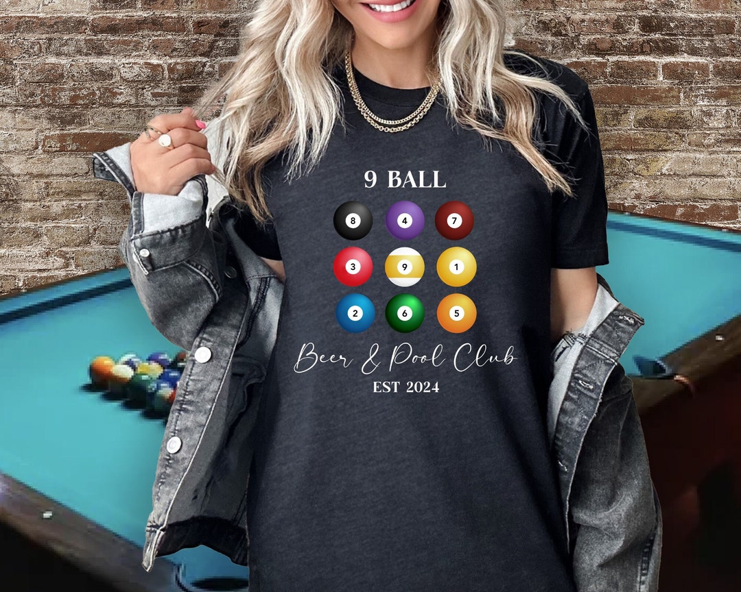 Pool Shirt, Billiards Lover Shirt, Pool Player Shirt, Pool Gift, 9ball ...