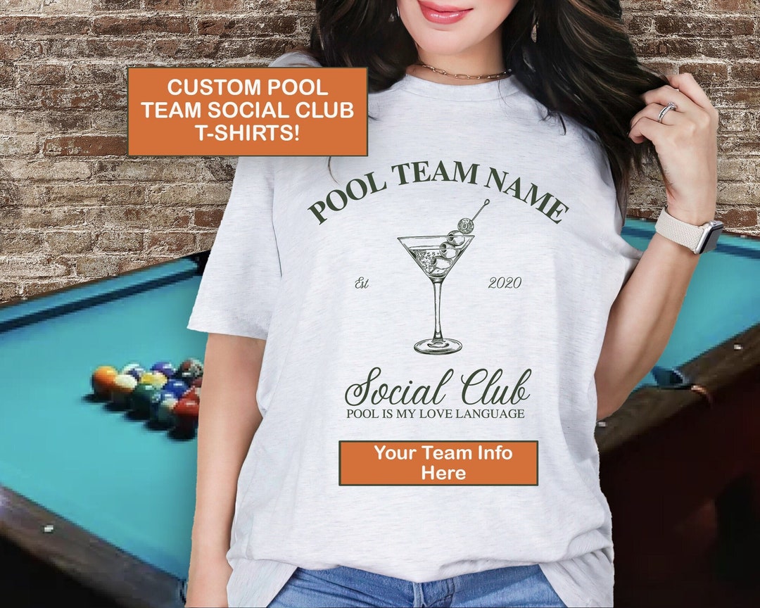 Matching Shirts, Group Shirts, Pool Team Shirts, 8ball Tee, Social Club ...