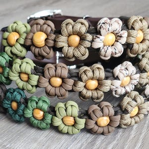 Flower Paracord Dog Collar - Etsy