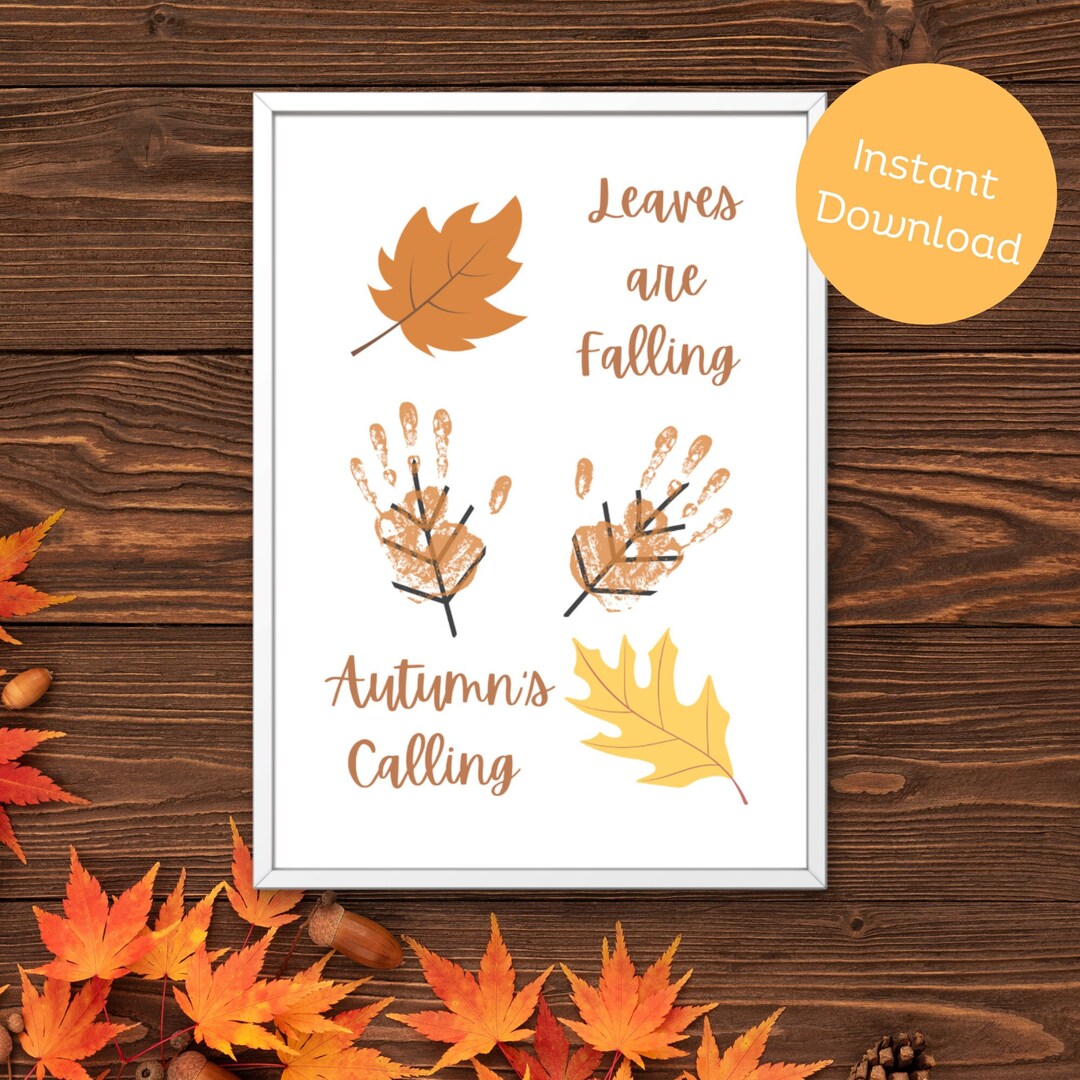 Leaves Are Falling Autumn's Calling // Fall Autumn - Etsy