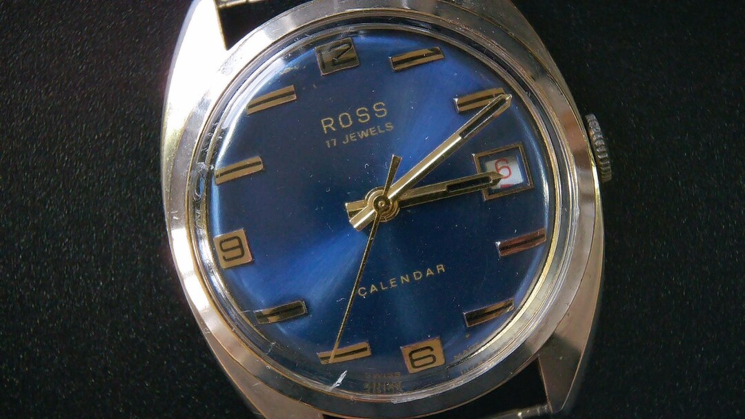 Ross Calendar Watch - Etsy