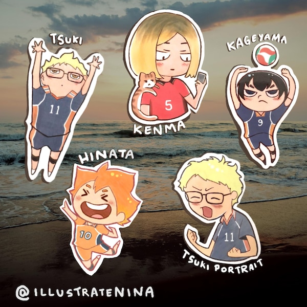 Haikyuu Stickers - Etsy