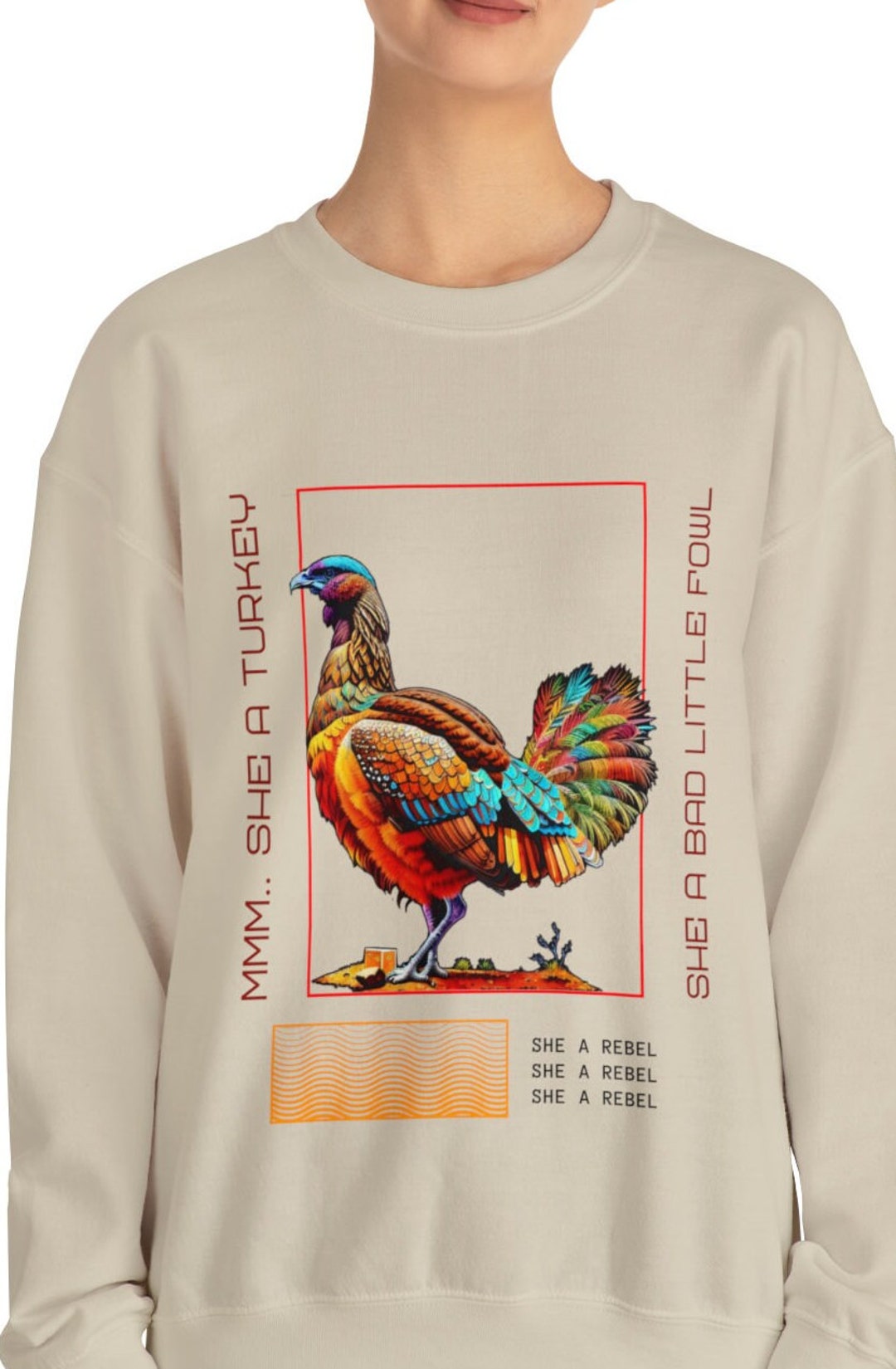 She the Turkey Doja Cat Inspired Thanksgiving Sweatshirt Paint the Town ...