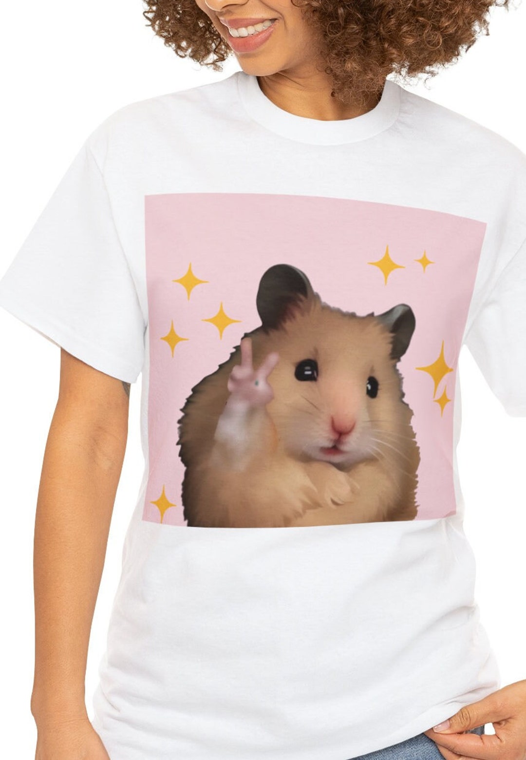 Cute Kawaii Hamster Shirt, Sweet Graphic Tshirt, Hamster Funny Meme ...