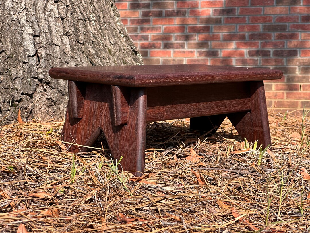 Classic American Hardwood Handmade Foot Stool - Etsy
