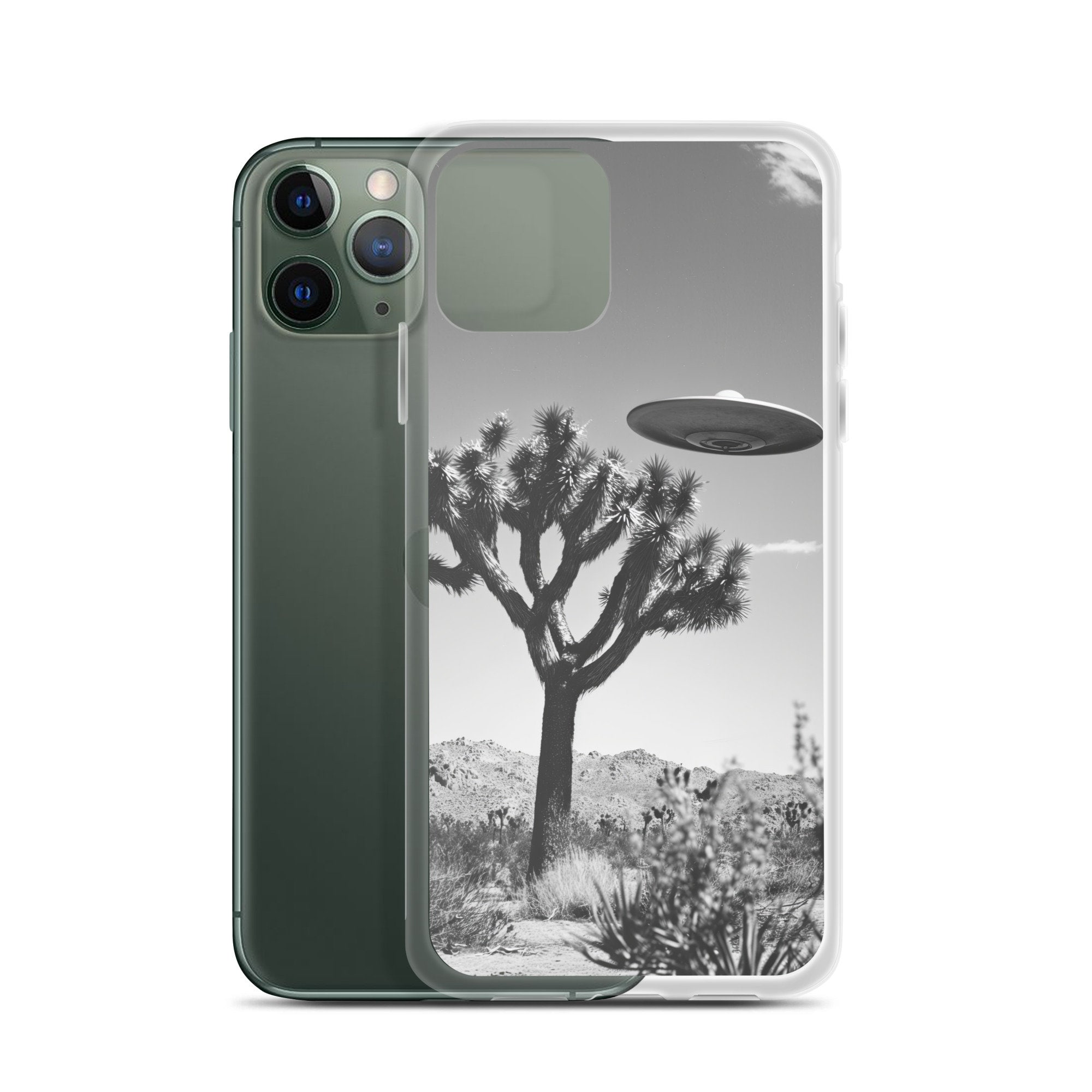 UFO at Joshua Tree iPhone Case, Alien Phone Case, UFO Phone Case ...
