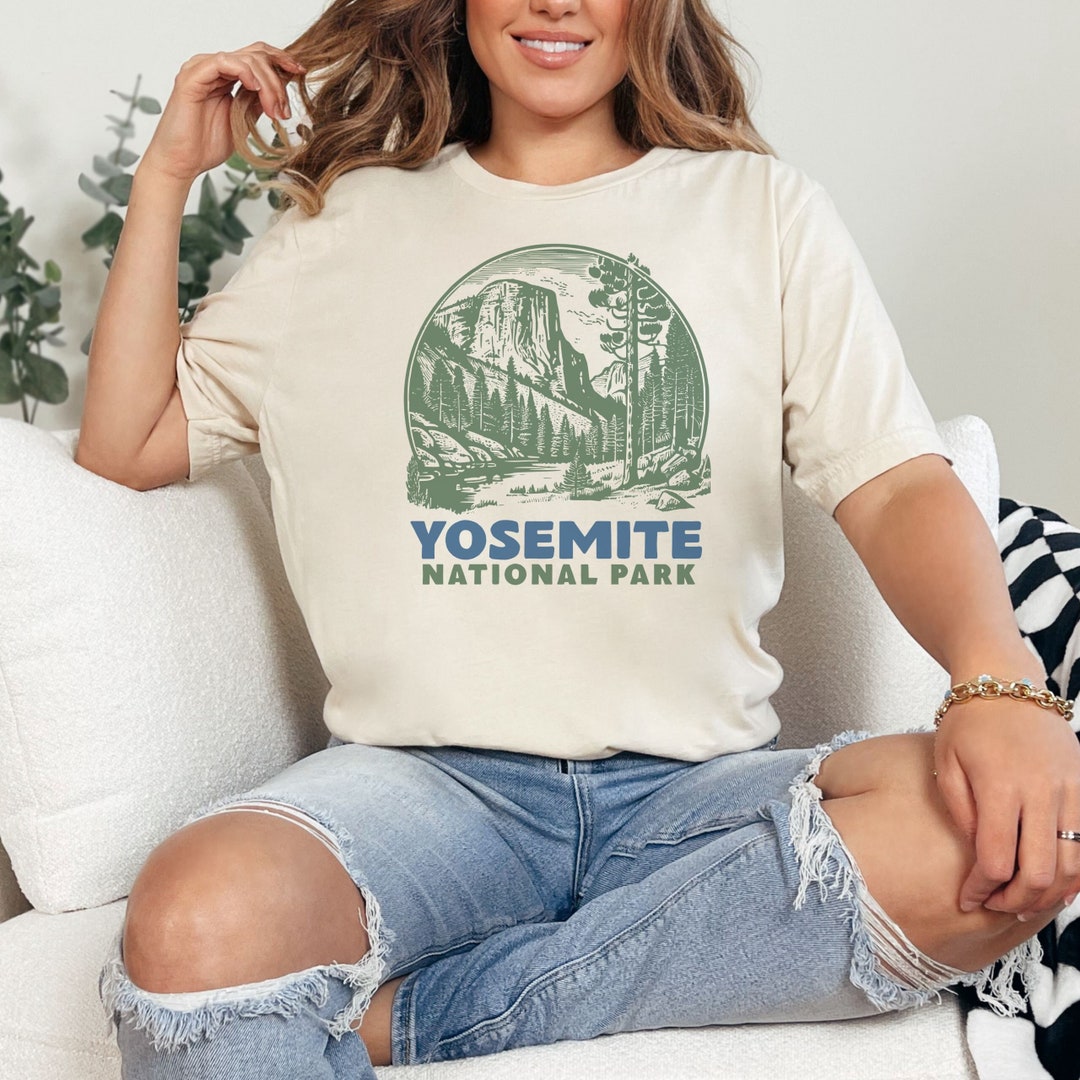 Yosemite Tshirt,yosemite Shirt ,national Park Shirt,mountain Hiking,yosemite Tshirt,yosemite ...