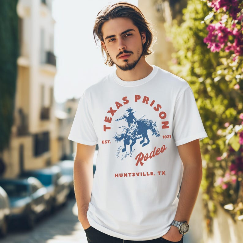 Texas T-shirt,texas Prison Rodeo T-shirt, Cowgirl Gift, Rodeo Tshirt ...