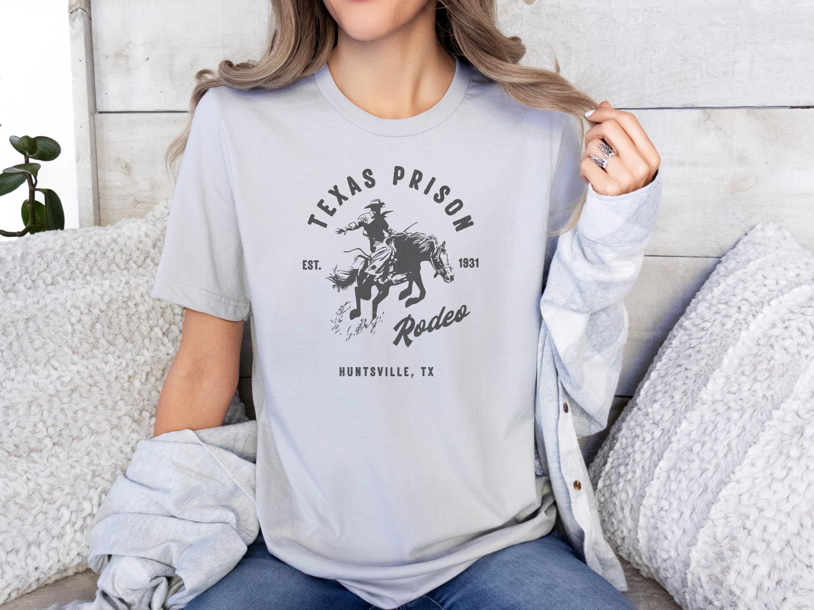 Texas Prison Rodeo T-shirt, Rodeo Tshirt, Texas Tshirt, Cowboy Shirt ...