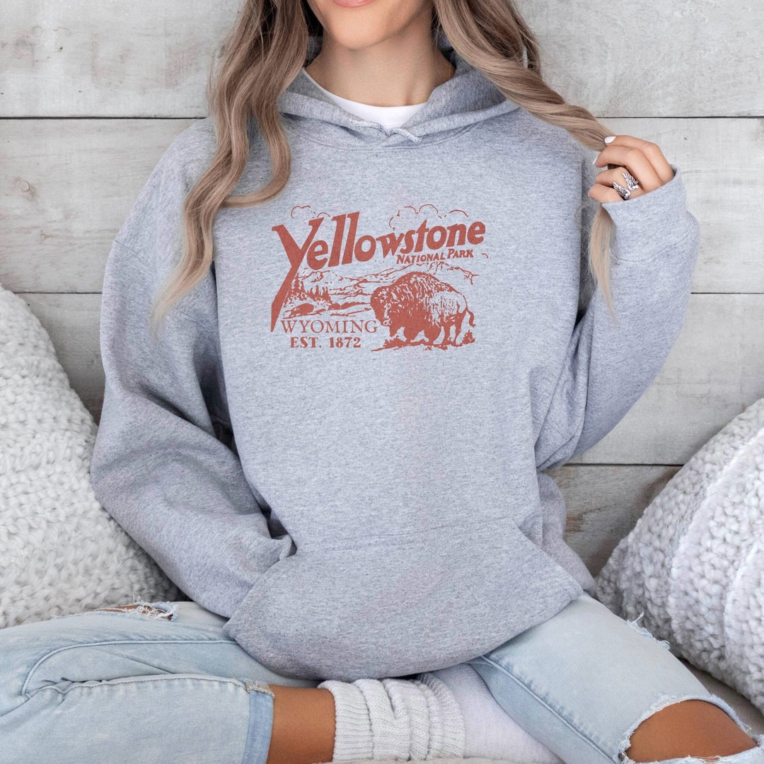Yellowstone Hoodie, Yellowstone Sweatshirt, Yellowstone National Park ...