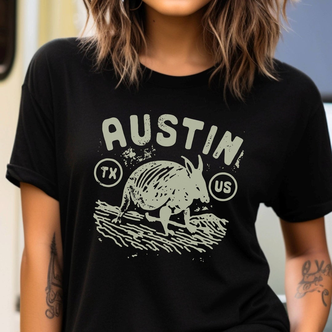 Vintage Austin Texas T-shirt, Black, Navy,vintage Texas T-shirt, Retro ...