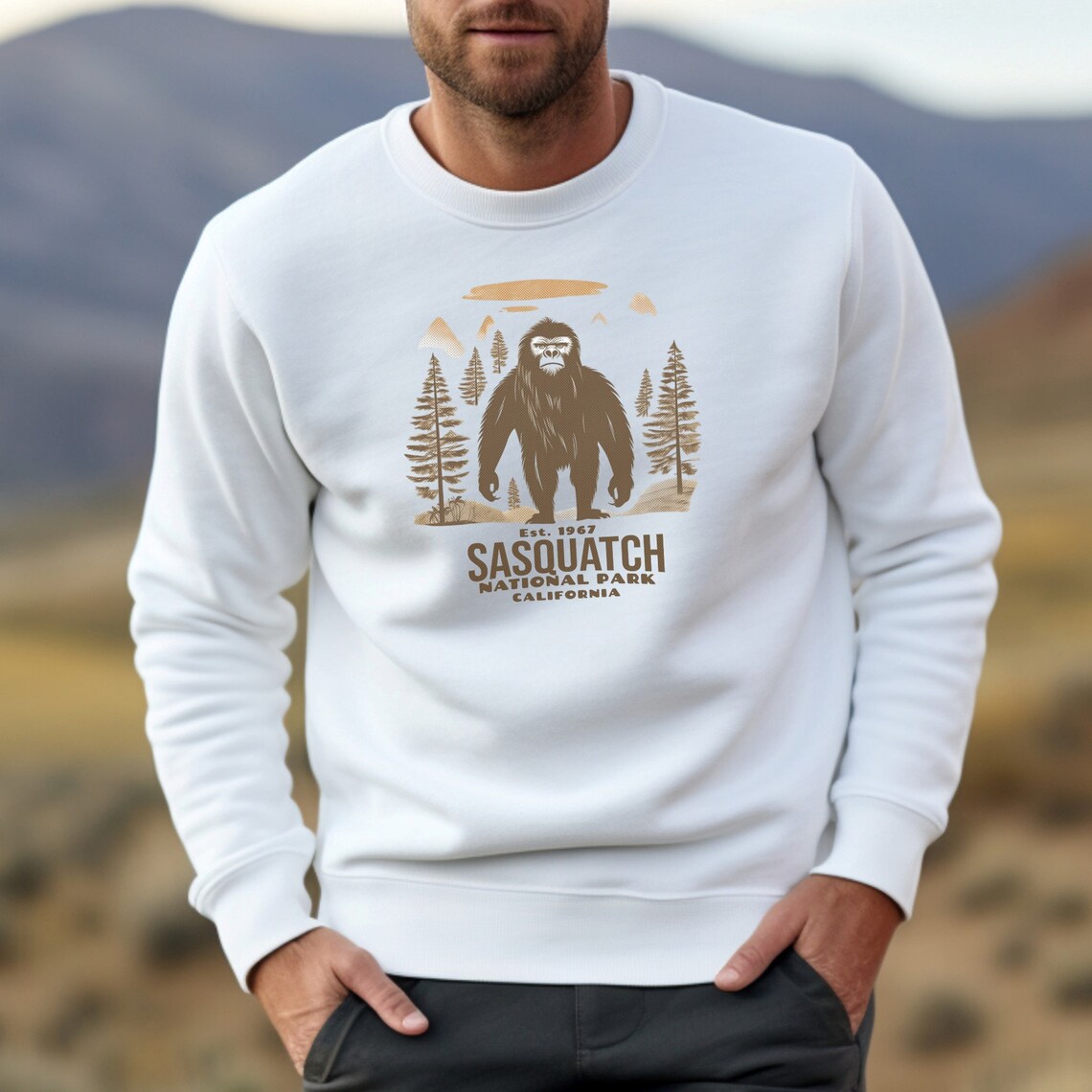 Sasquatch National Park Sweatshirt, Bigfoot Sweatshirt, Sasquatch ...