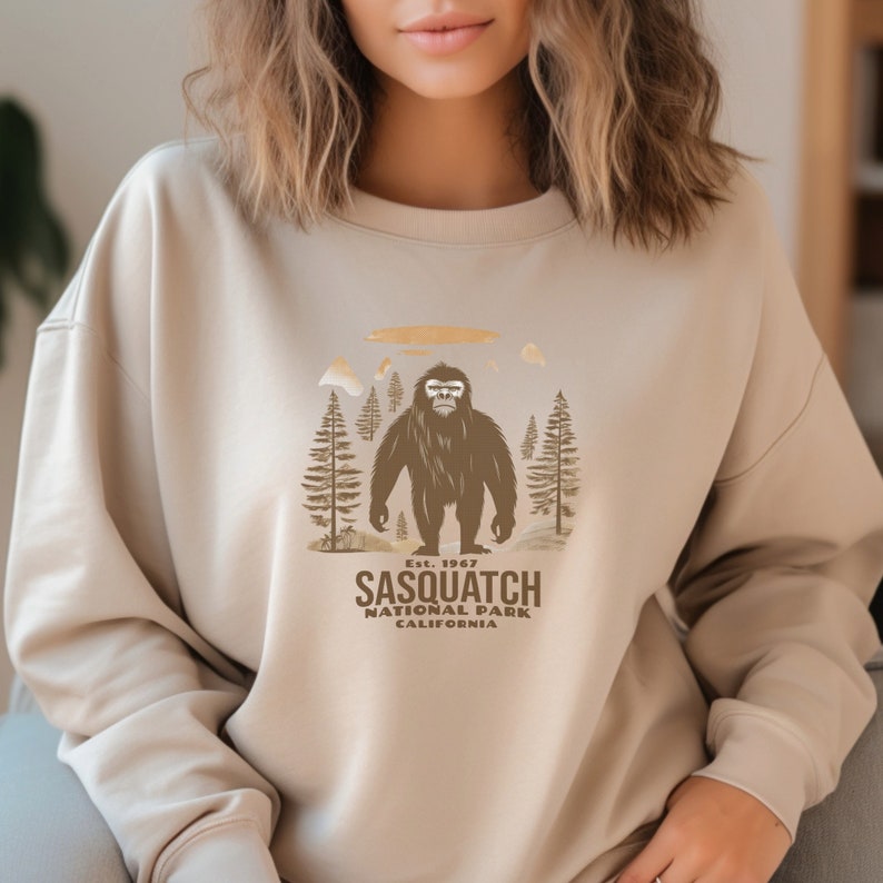 Sasquatch National Park Sweatshirt, Bigfoot Sweatshirt, Sasquatch ...
