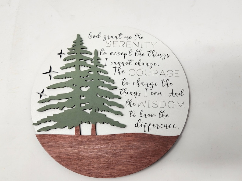 Serenity Prayer Plaque - Etsy