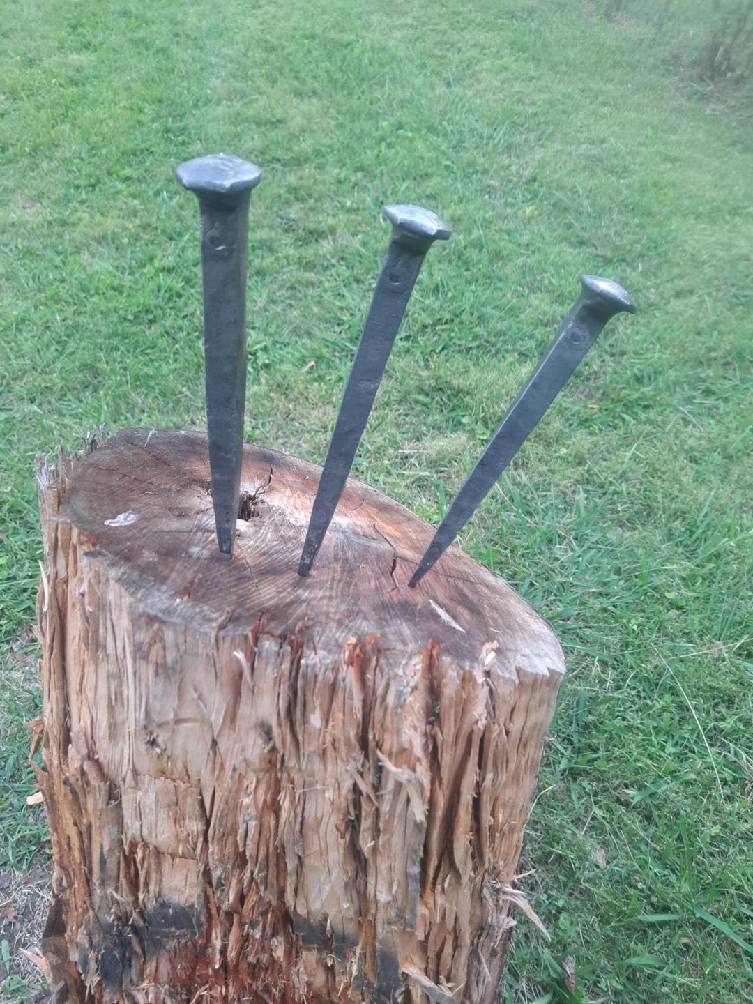 Railroad Spike Throwing Spike Handmade Blacksmith - Etsy