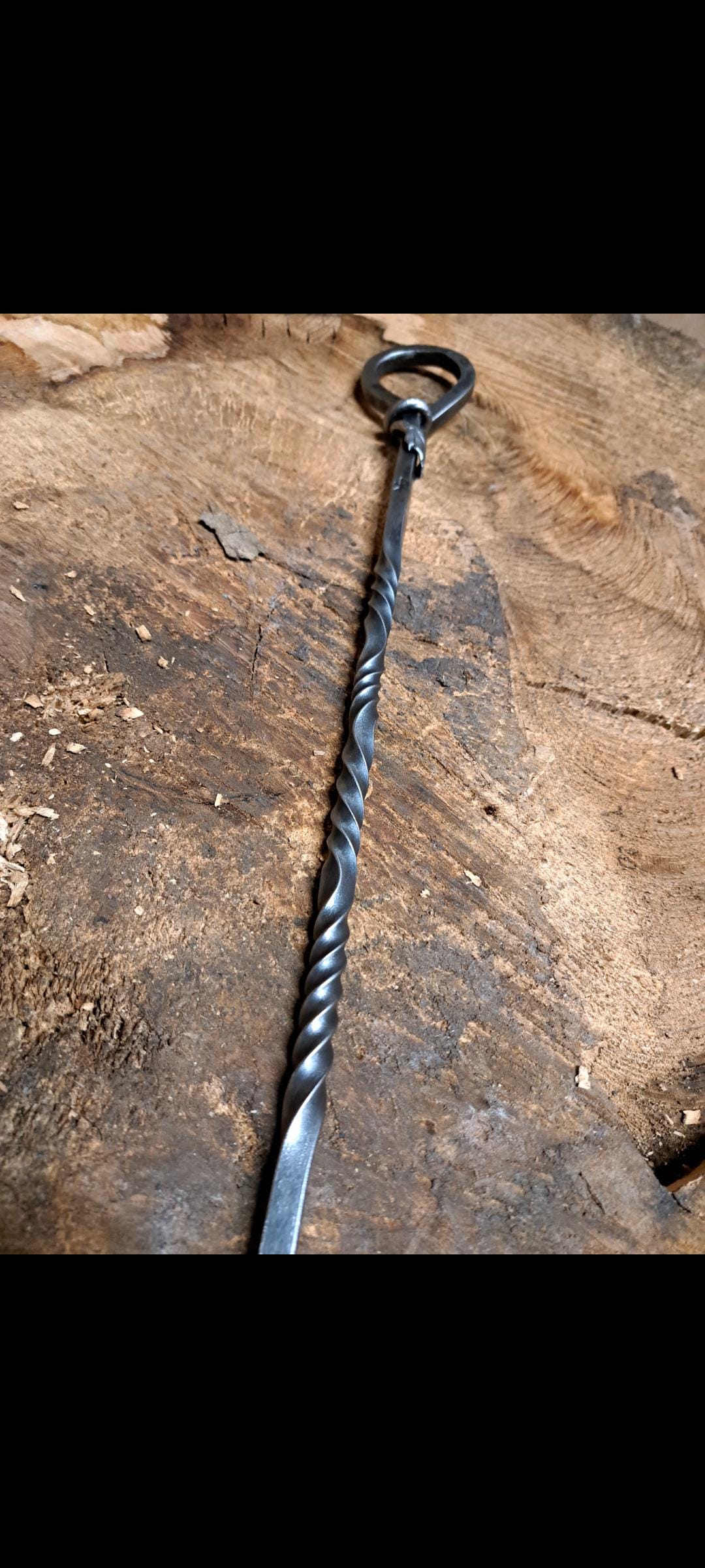 Blacksmith Custom Fire Poker Handmade - Etsy